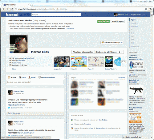 Como ativar a Timeline do Facebook (nova interface) | Explorando
