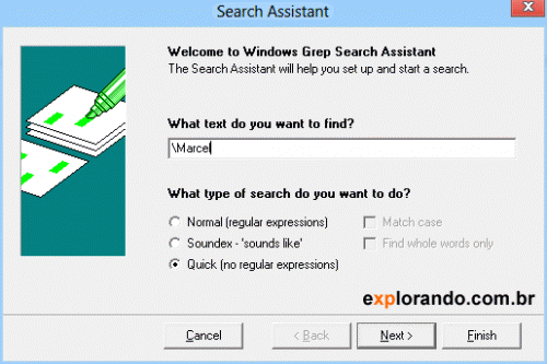 Tutorial de como usar o Windows Grep | Explorando